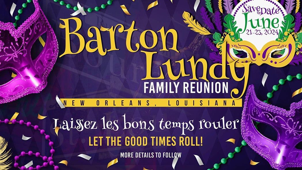 LUNDY BARTON FAMILY REUNION