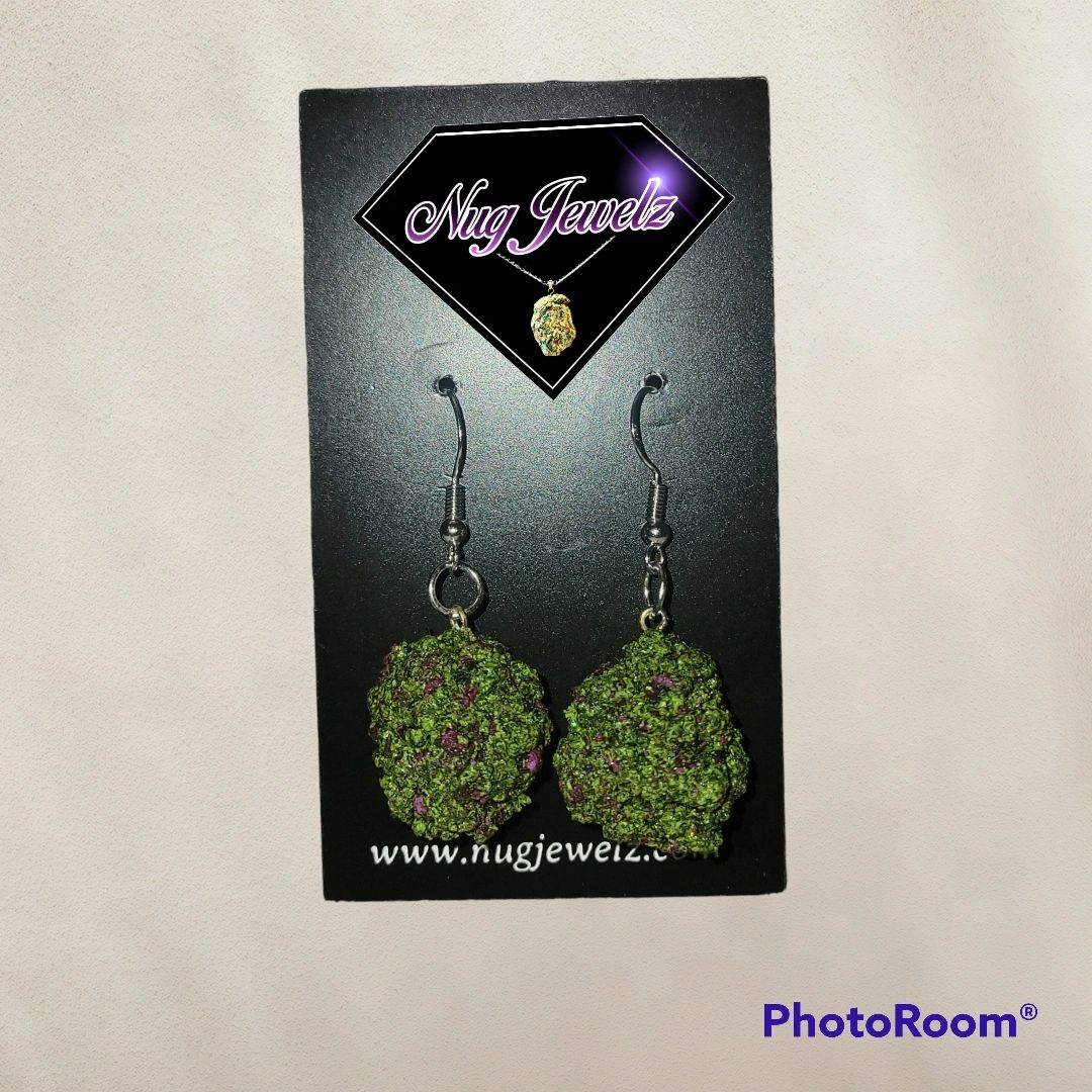 Nugz Dangle Earrings (Fishhook) 925 Sterling Silver