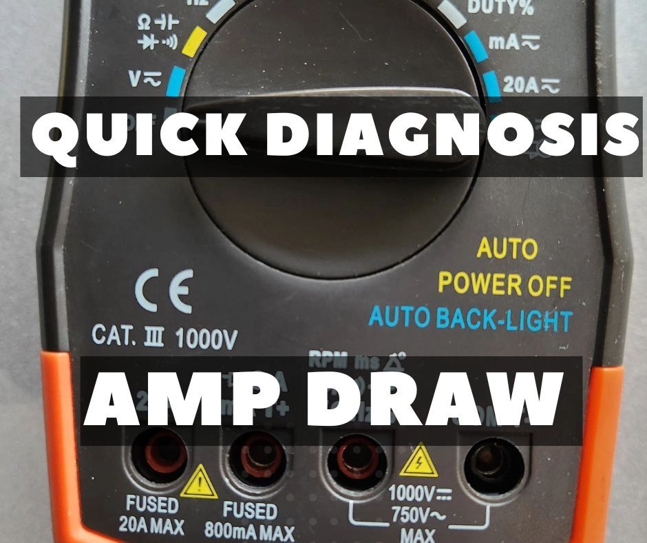 Battery dying? Use a Digital Volt Meter to Diagnose an Amp Draw.