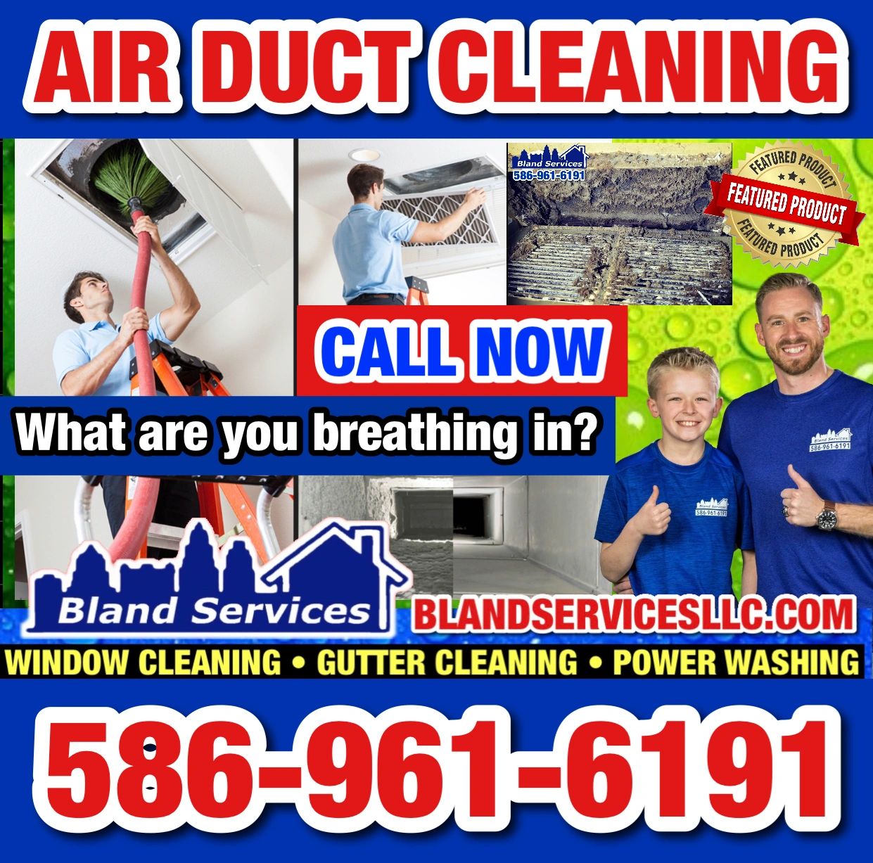 Bland Services - Power Washing, Gutter Cleaning, Window Cleaning, Dryer ...