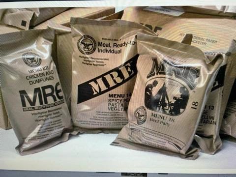 MREs (Meals Ready-to-Eat) Genuine U.S. Military Surplus Assorted Flavor ...