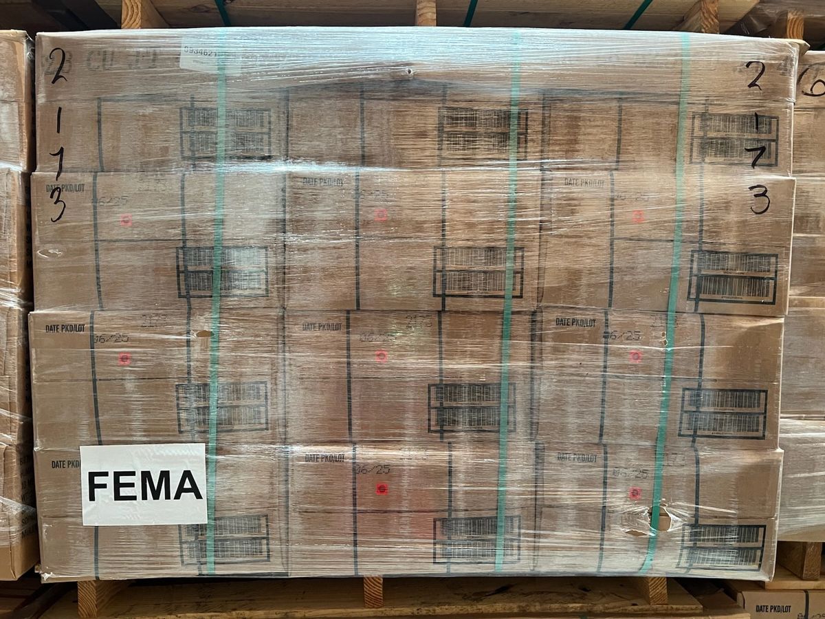 Huge Sale 1 Pallet of Humanitarian MREs 48 Cases Insp/Test Date 2025