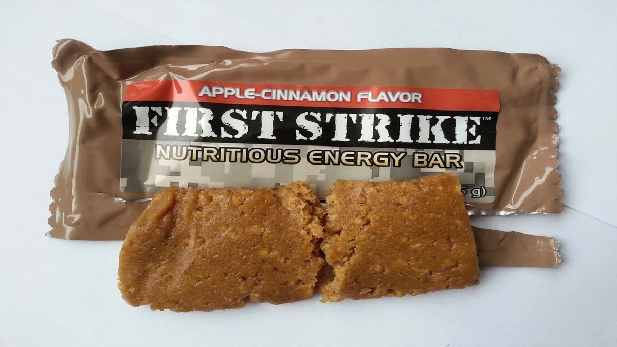 FIRST STRIKE ENERGY BAR APPLE CINNAMON FLAVOR 3 PACK