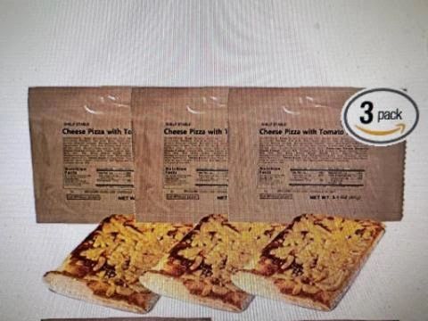 Cheese Pizza Slices / MRE Meal, Ready to Eat Survival Food 3- 6- 9 or ...