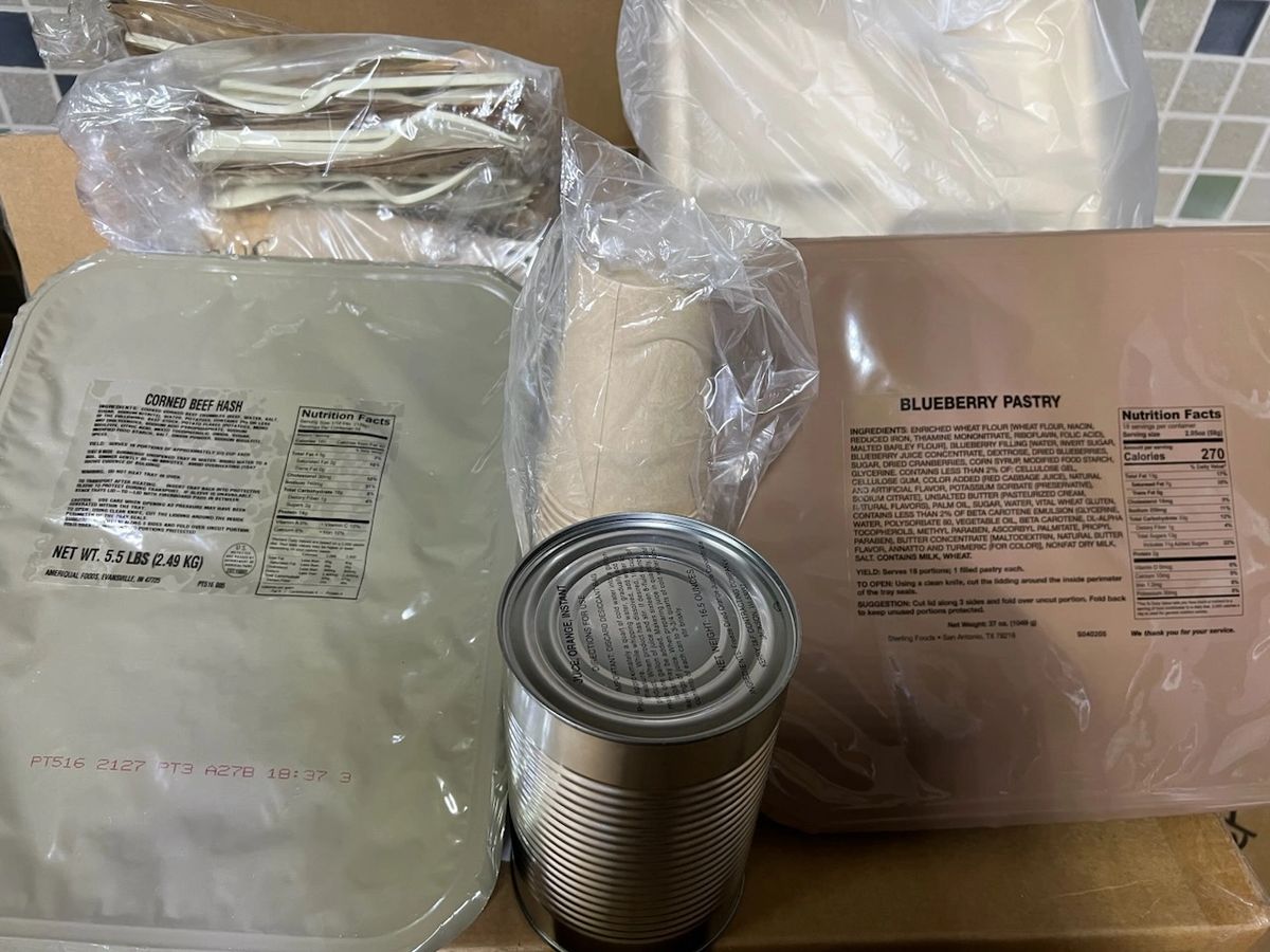 THE ULTIMATE UGR CORNED BEEF HASH MEAL 18 SERVINGS PER MEAL