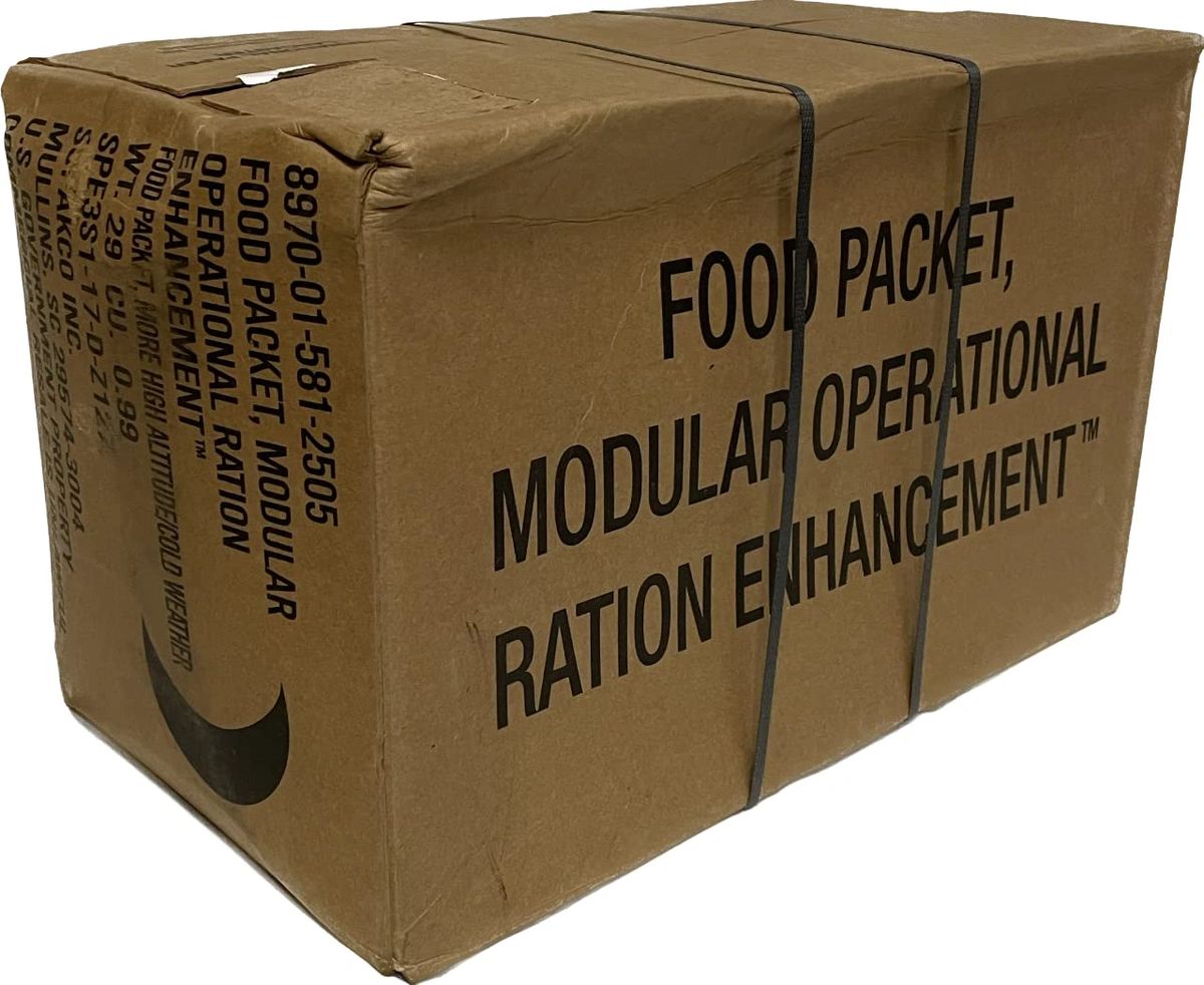 M.O.R.E. MRE Modular Operational Ration Enhancement 24 pack per case