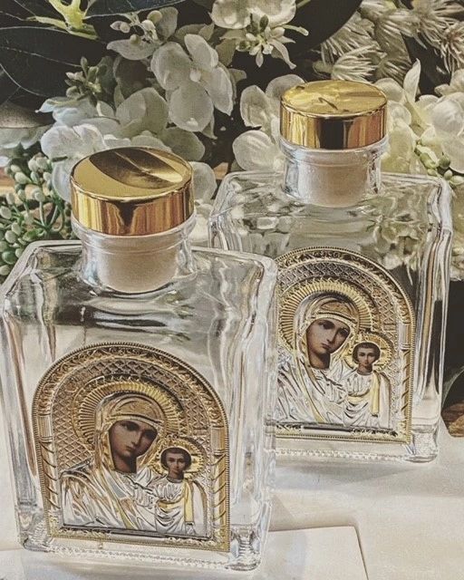 Orthodox Christening Ceremony Oil Bottle I Orthodox Holy Water Bottle ...