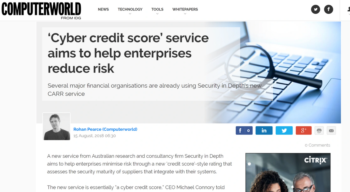 Security in Depth - Cyber Security, Cyber Research