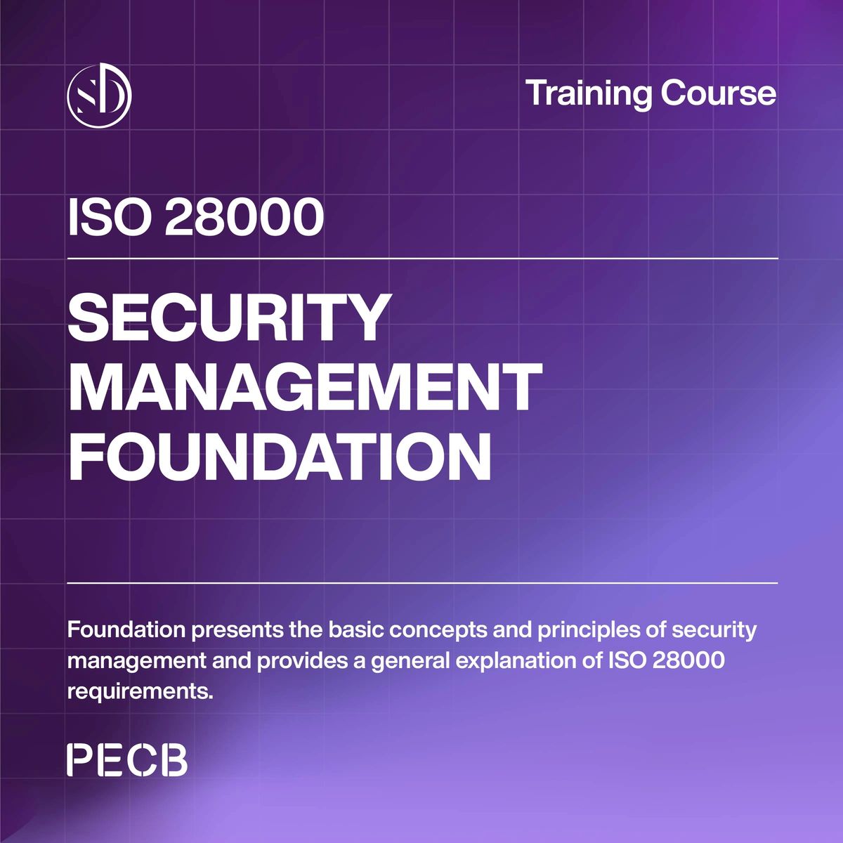 Certified ISO 28000 - Foundation