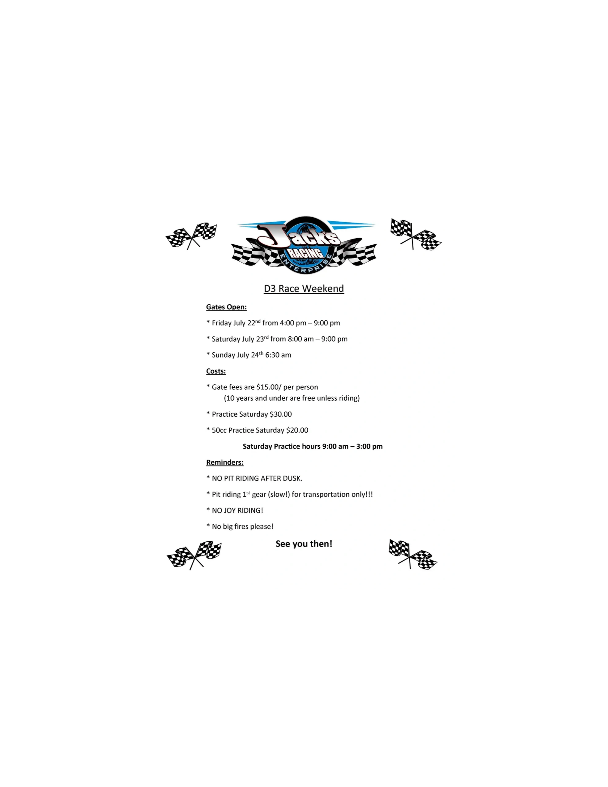 Jacks Racing - Motocross Track, Motocross Racing, Dirt Bikes & Quads