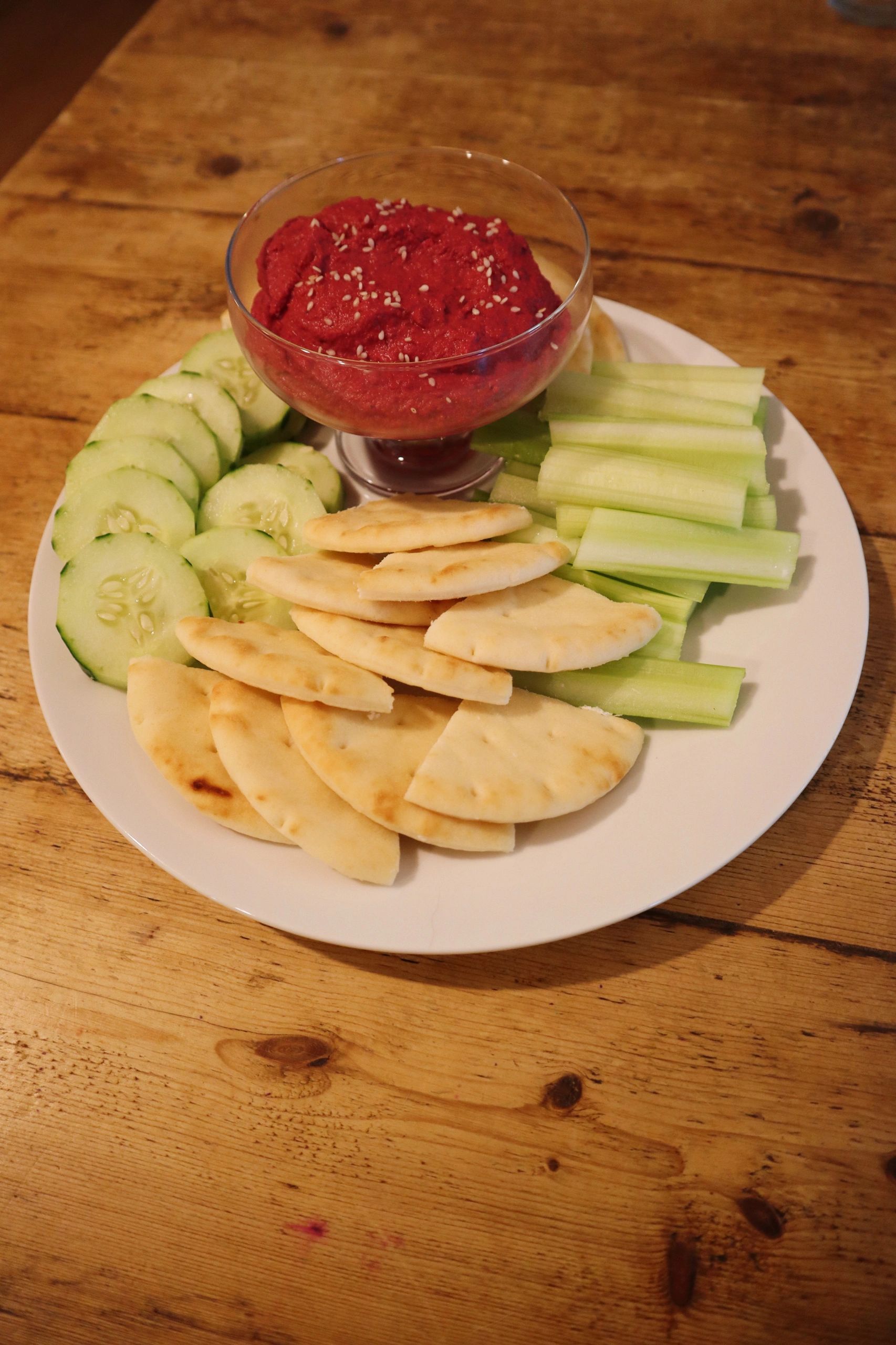 Beautiful Beet Dip with a Kick!