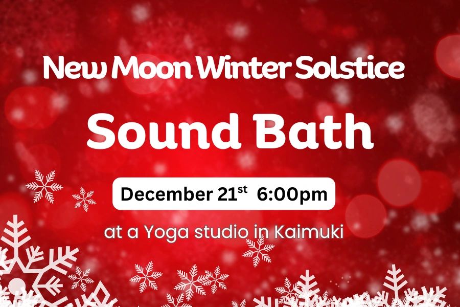 New Moon Winter Solstice Sound Bath