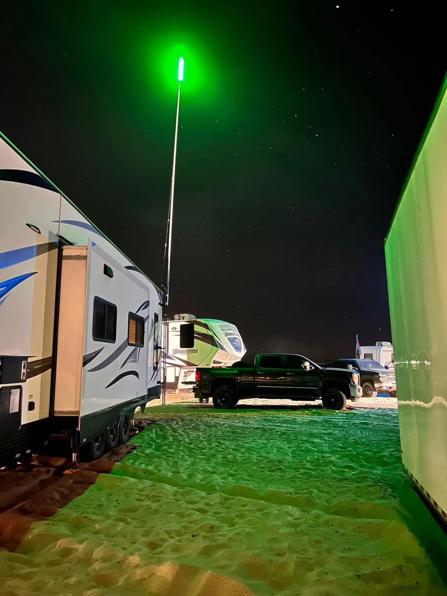 4’ Mwhips RGB Color Changing Camp Locator Kit