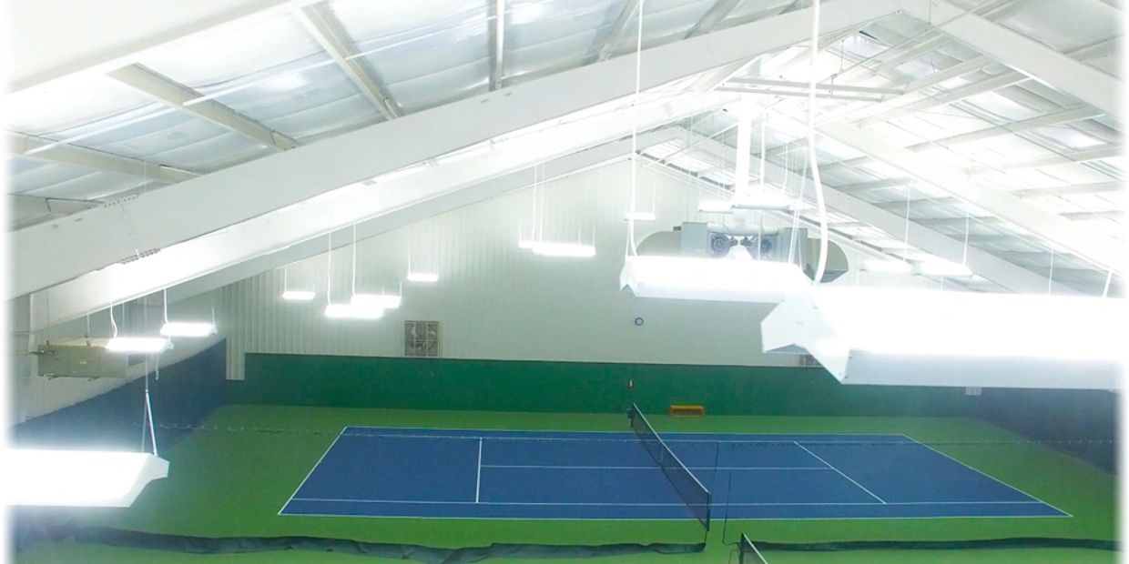 Indoor (Indirect) Tennis LED Lighting - SES Lighting | SES Lighting