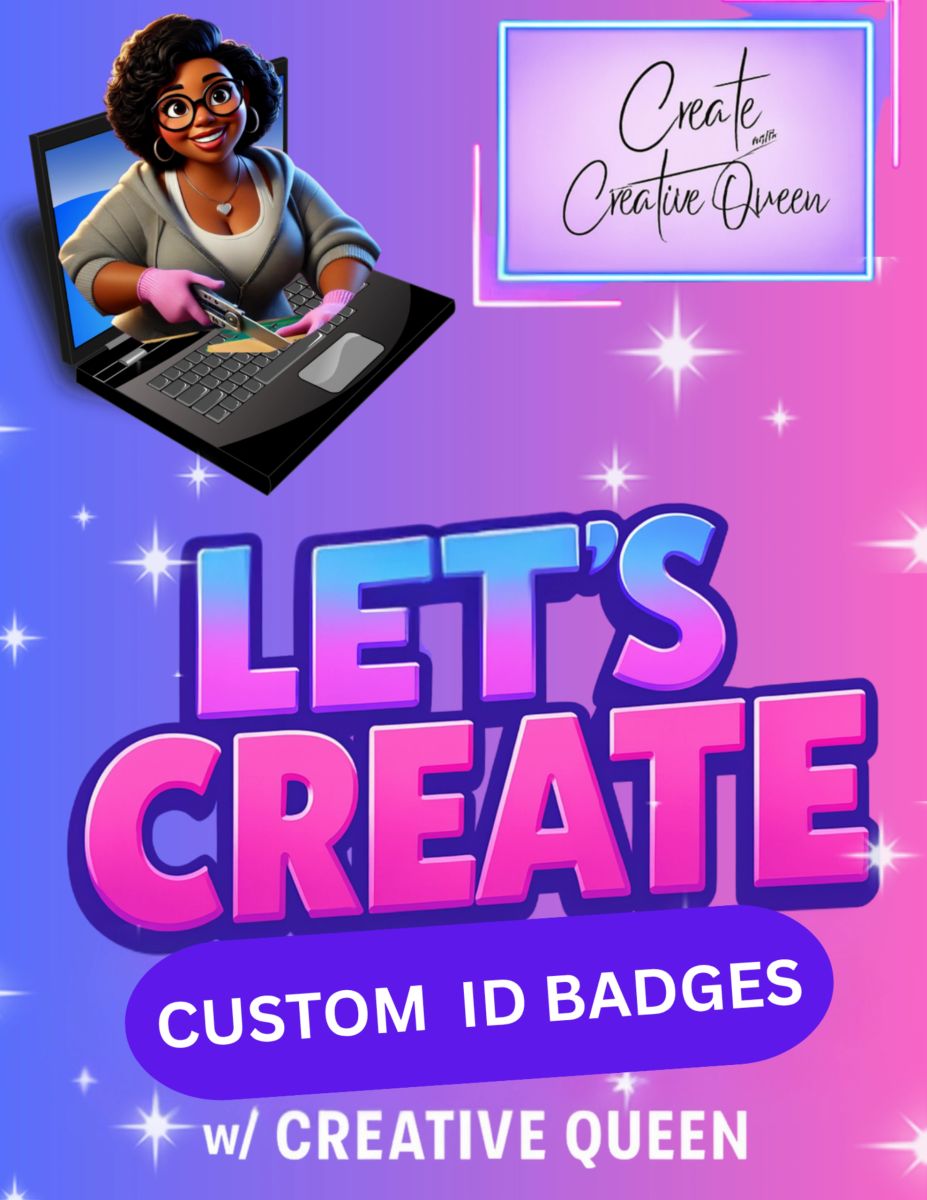 Let's Create Custom ID Badges - Template