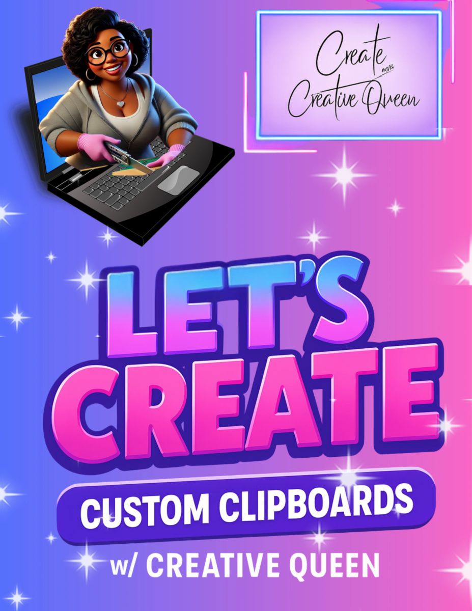 Let's Create Custom Clipboards - Template