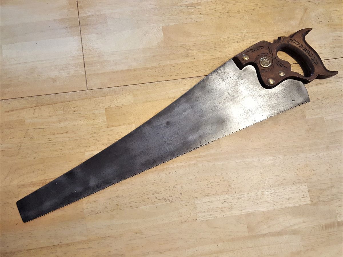 Wilson Saw & Manufacturing Co., Port Huron 26” Skew Back Saw Rare 20092101
