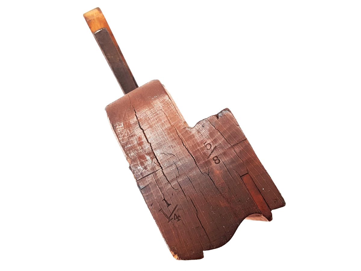 Way & Sherman Quirk Ogee Wide Wood Molding Plane 24042005