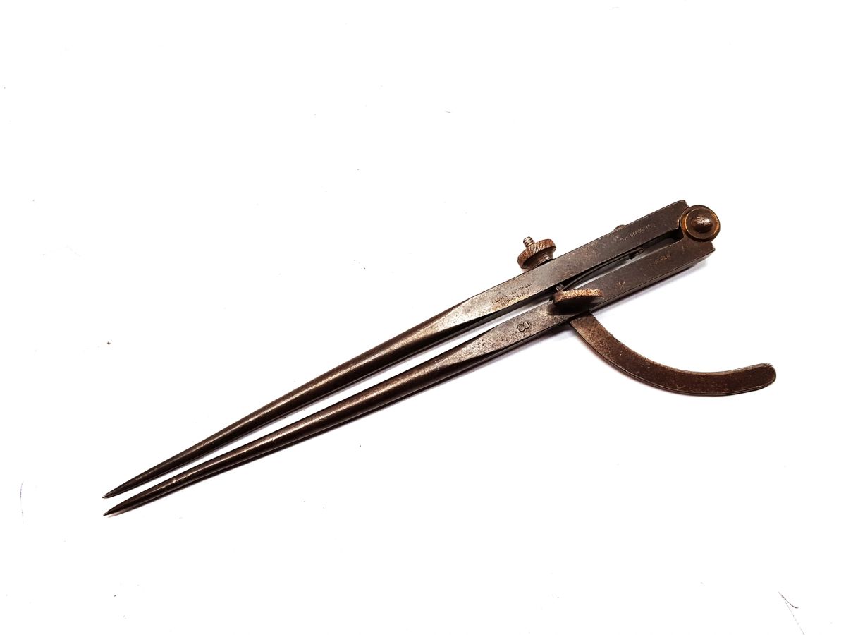 P. Lowentraut Mfg. Co., Newark 8” Wing Dividers Micro Adjusting Nut ...