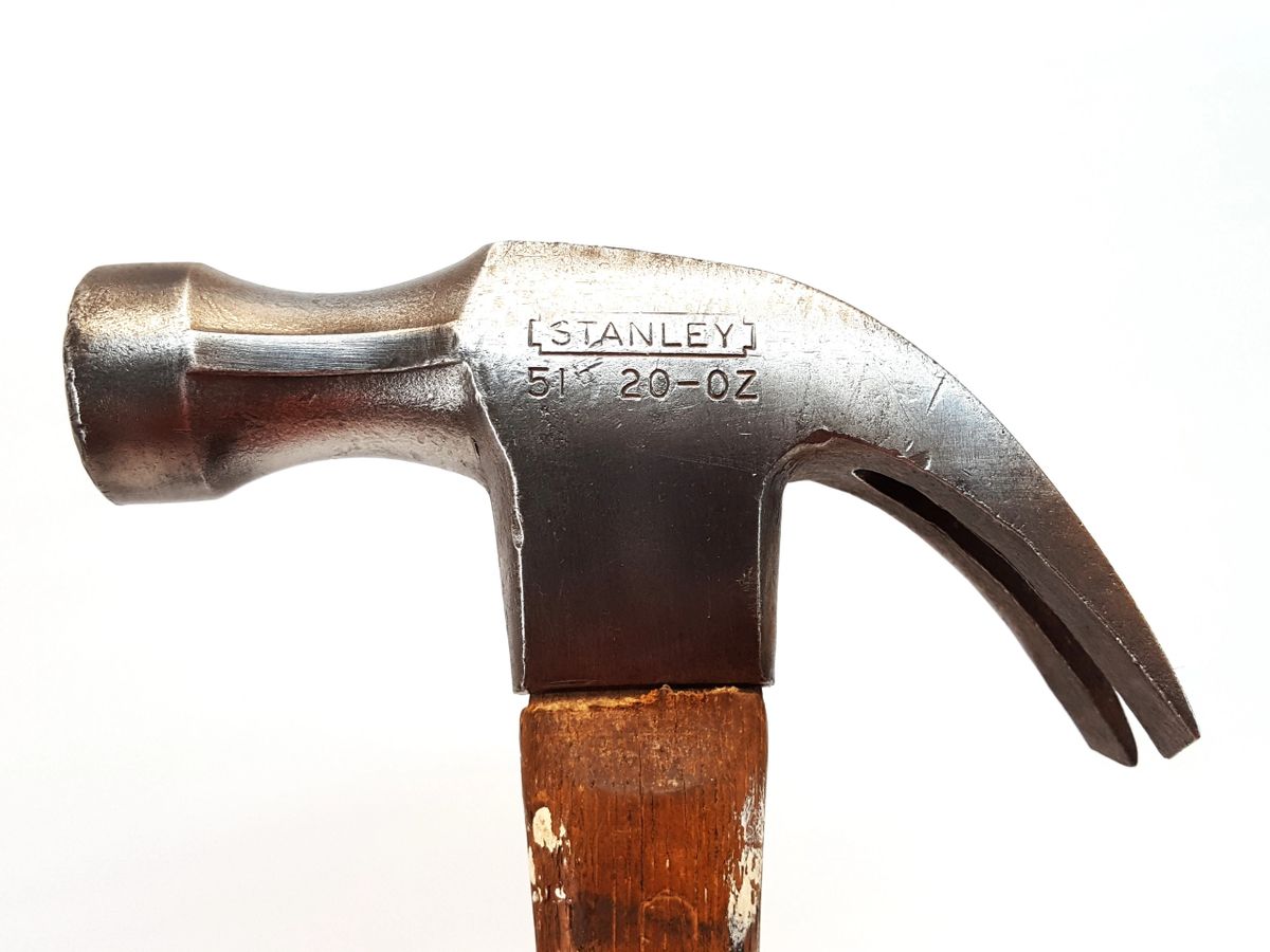Stanley No. 51 Bell Face Round Poll Claw Hammer 20 oz. 25060402 FREE US ...