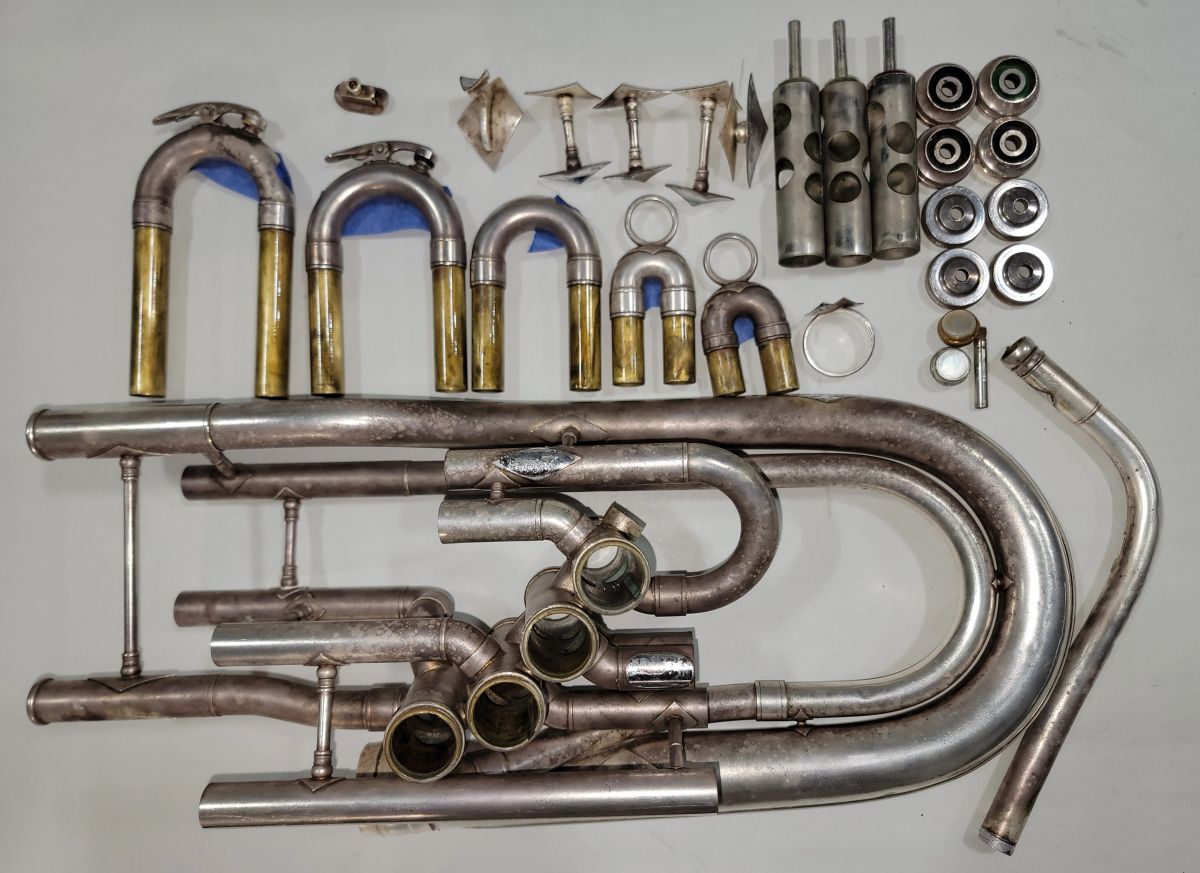 King Silver Baritone #2 Replacement Parts | eBay