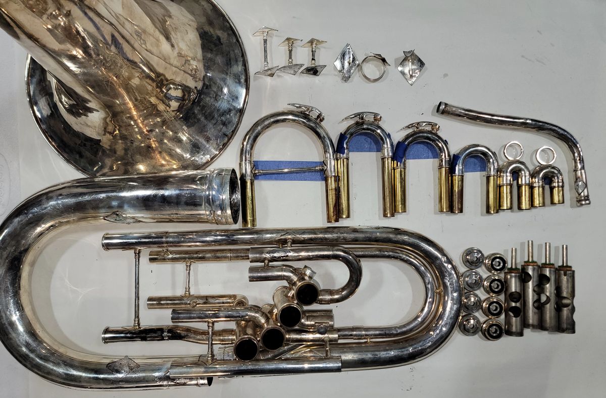 King Silver Baritone #1 Replacement Parts