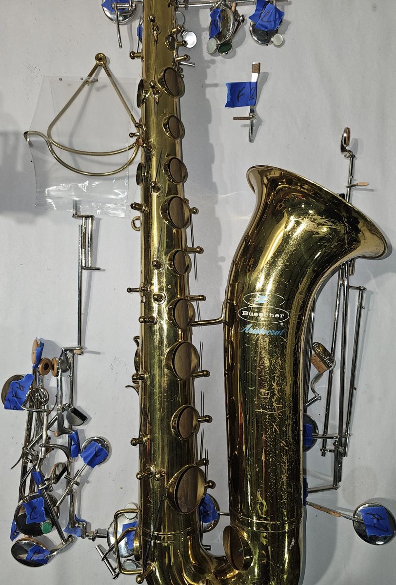 Buescher Blue Logo Tenor Saxophone REPLACEMENT KEYS / PARTS | eBay
