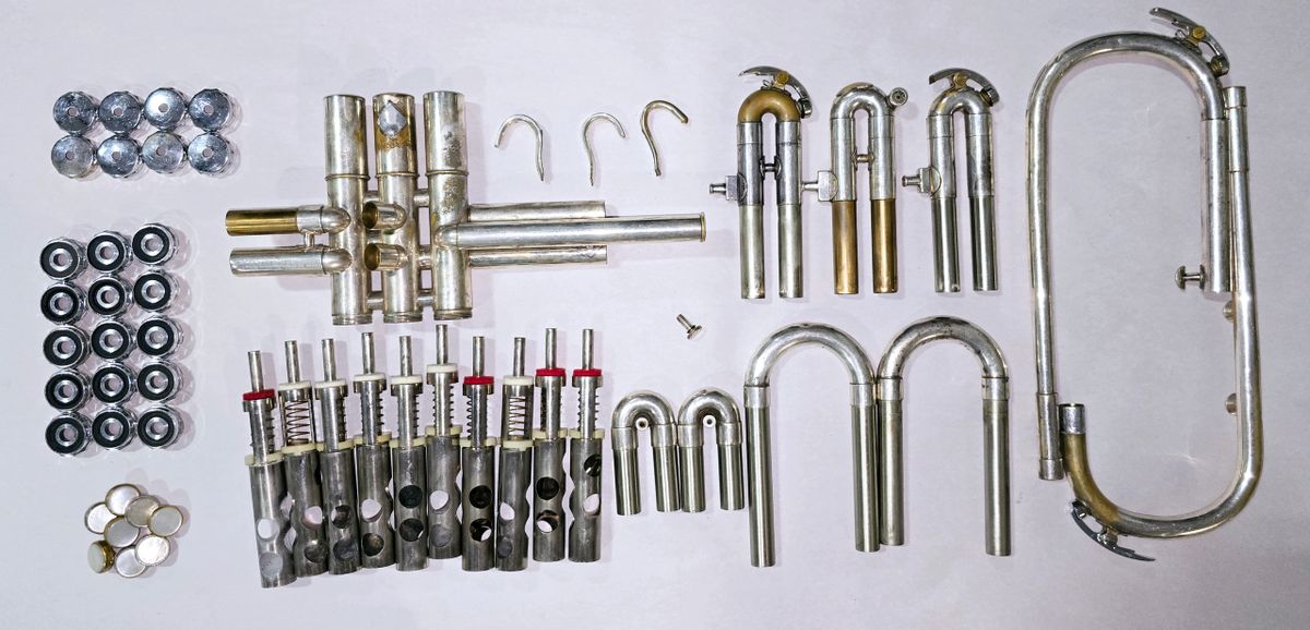 Getzen Capri Silver Cornet Replacement Parts | eBay