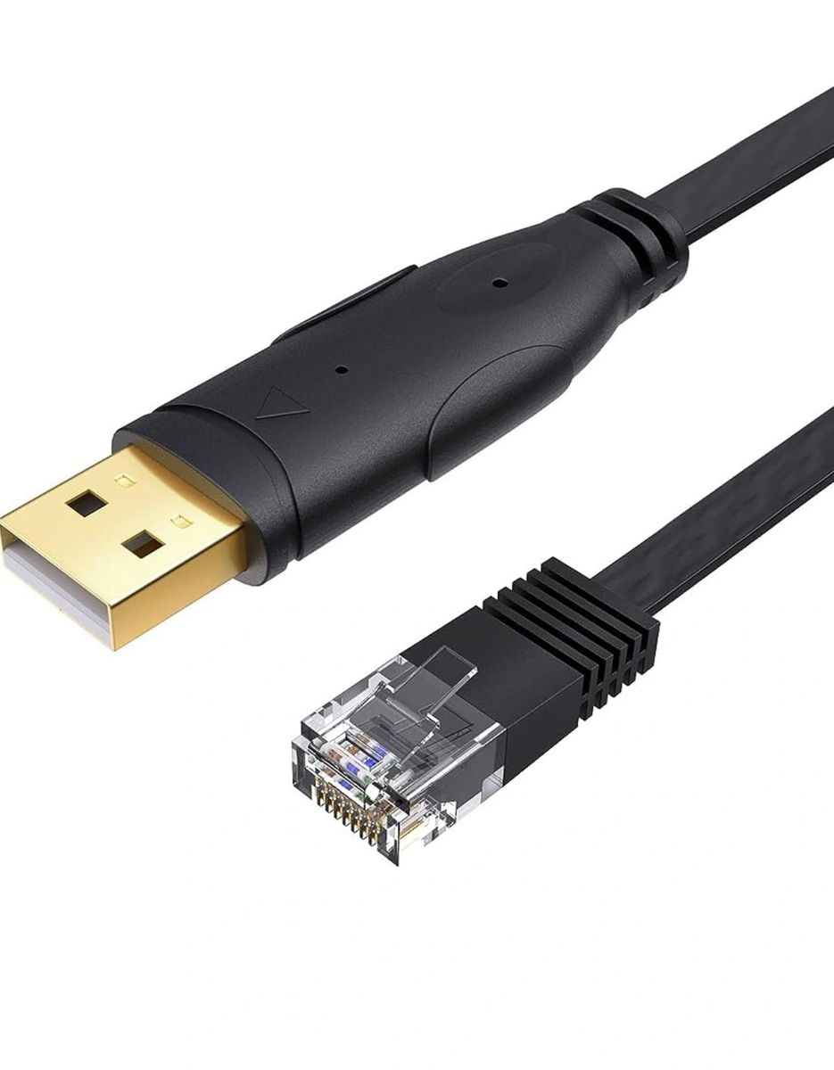 USB Console Cable 6 FT USB to RJ45 Serial Adapter