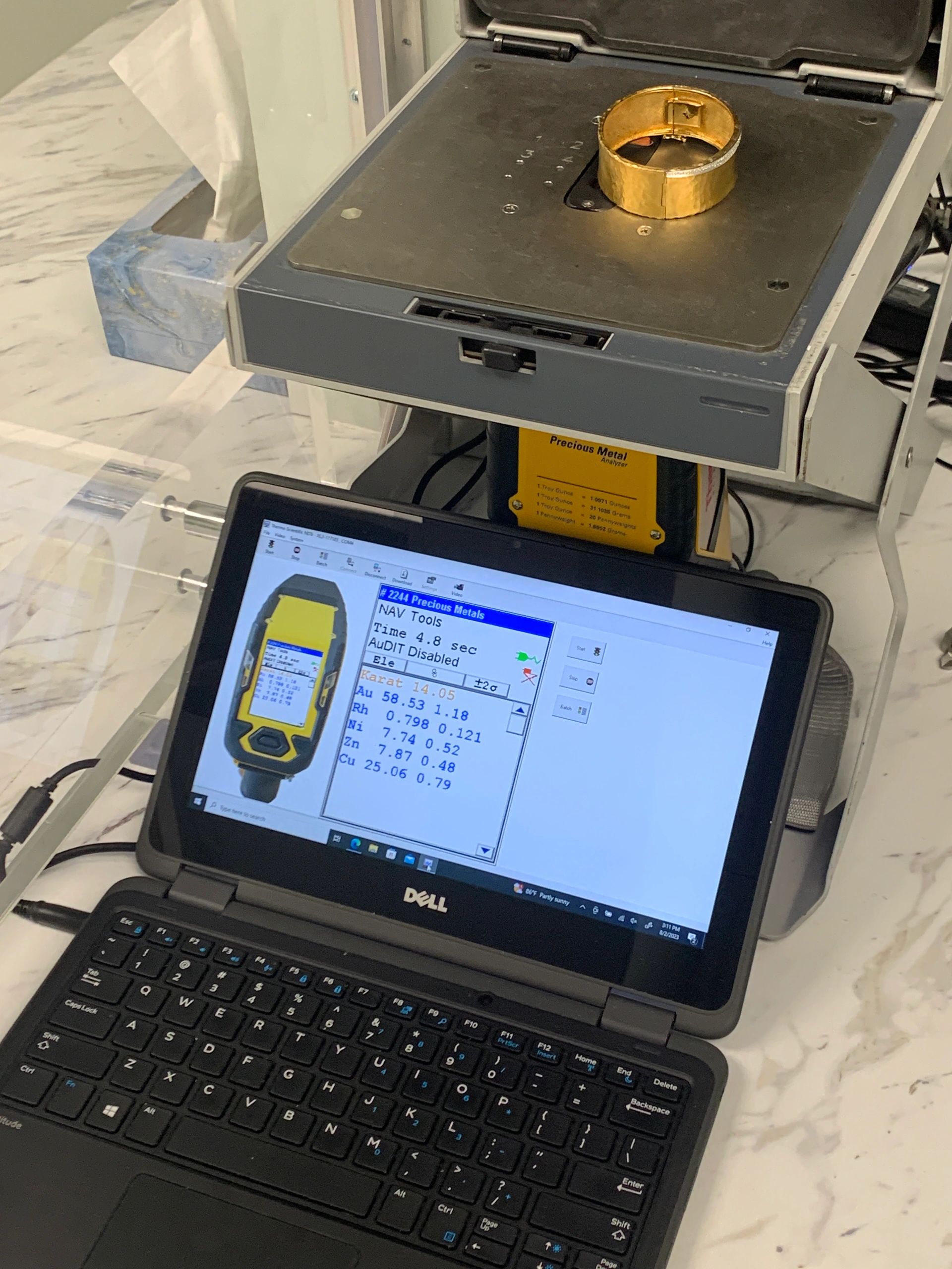 Who has the best technology for Assaying Gold?