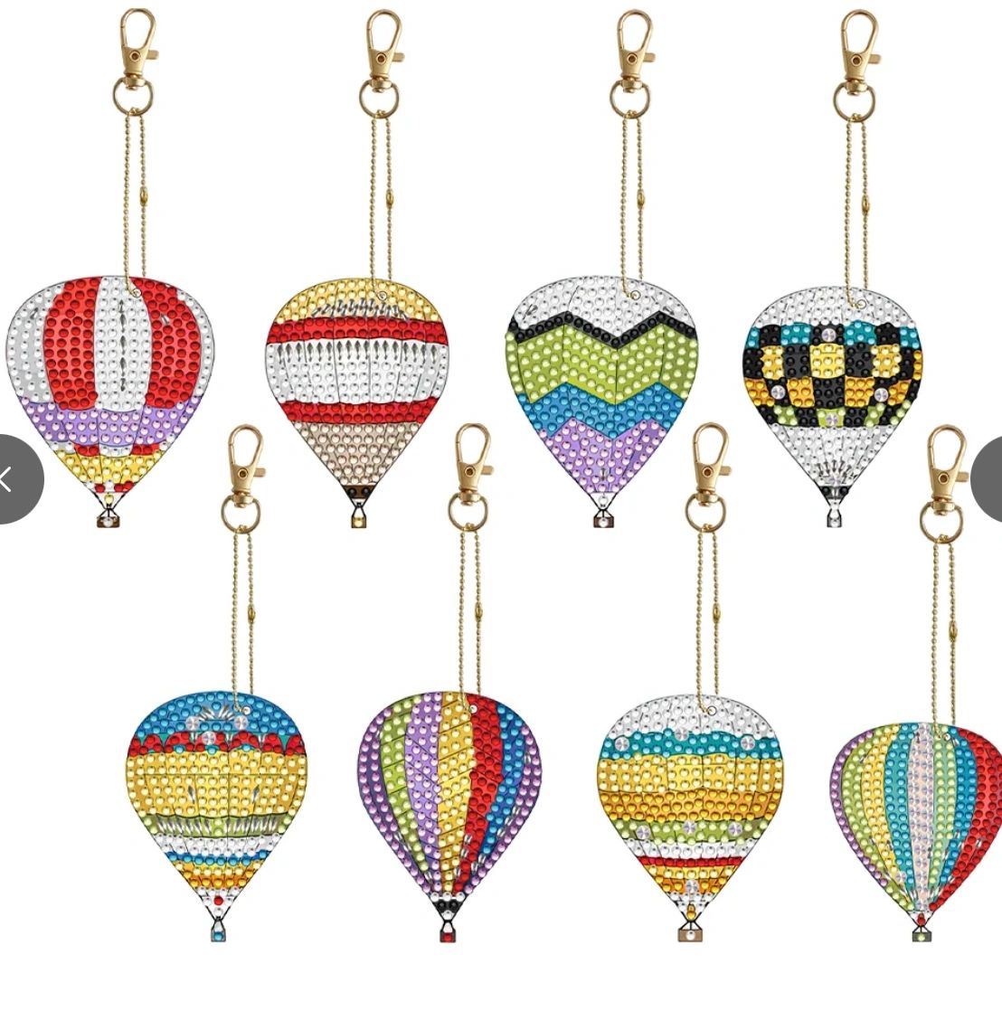 Hot Air Balloon Key Chains/Ornaments