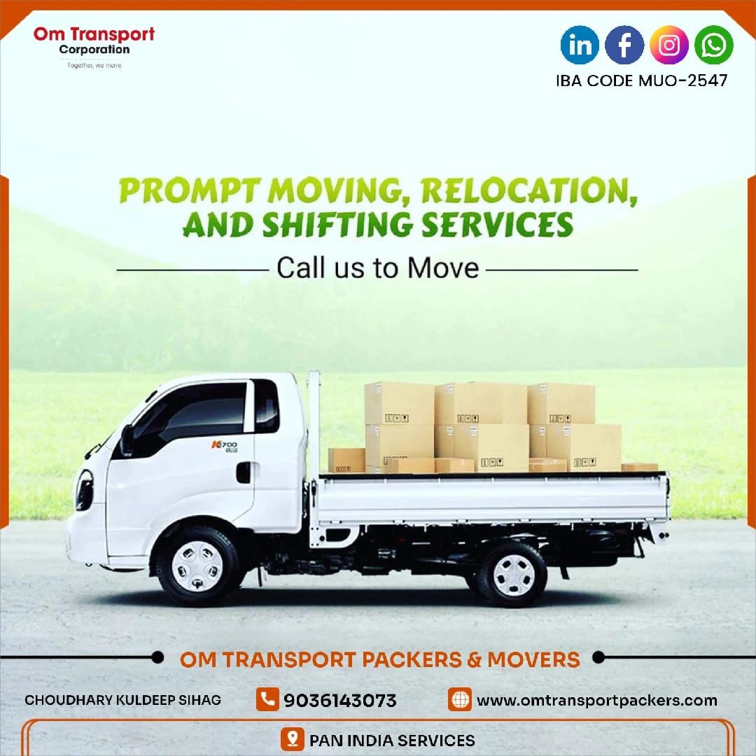 IBA APPROVED PACKERS AND MOVERS OM TRANSPORT - Top Iba Packers, Iba ...