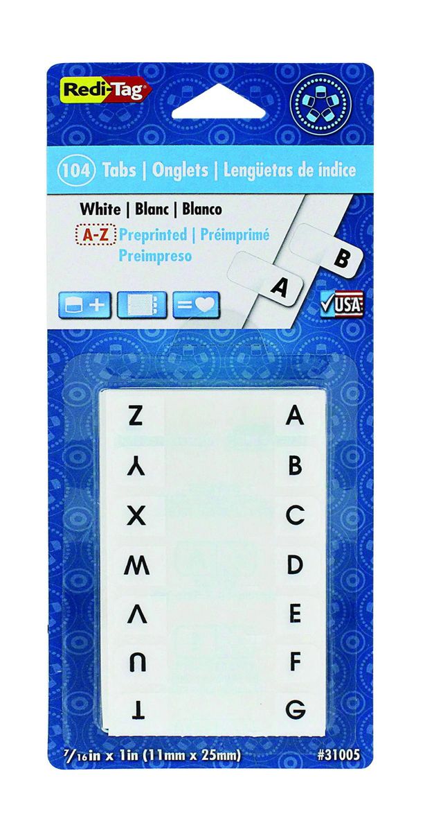 Alphabet Tabs A - Z