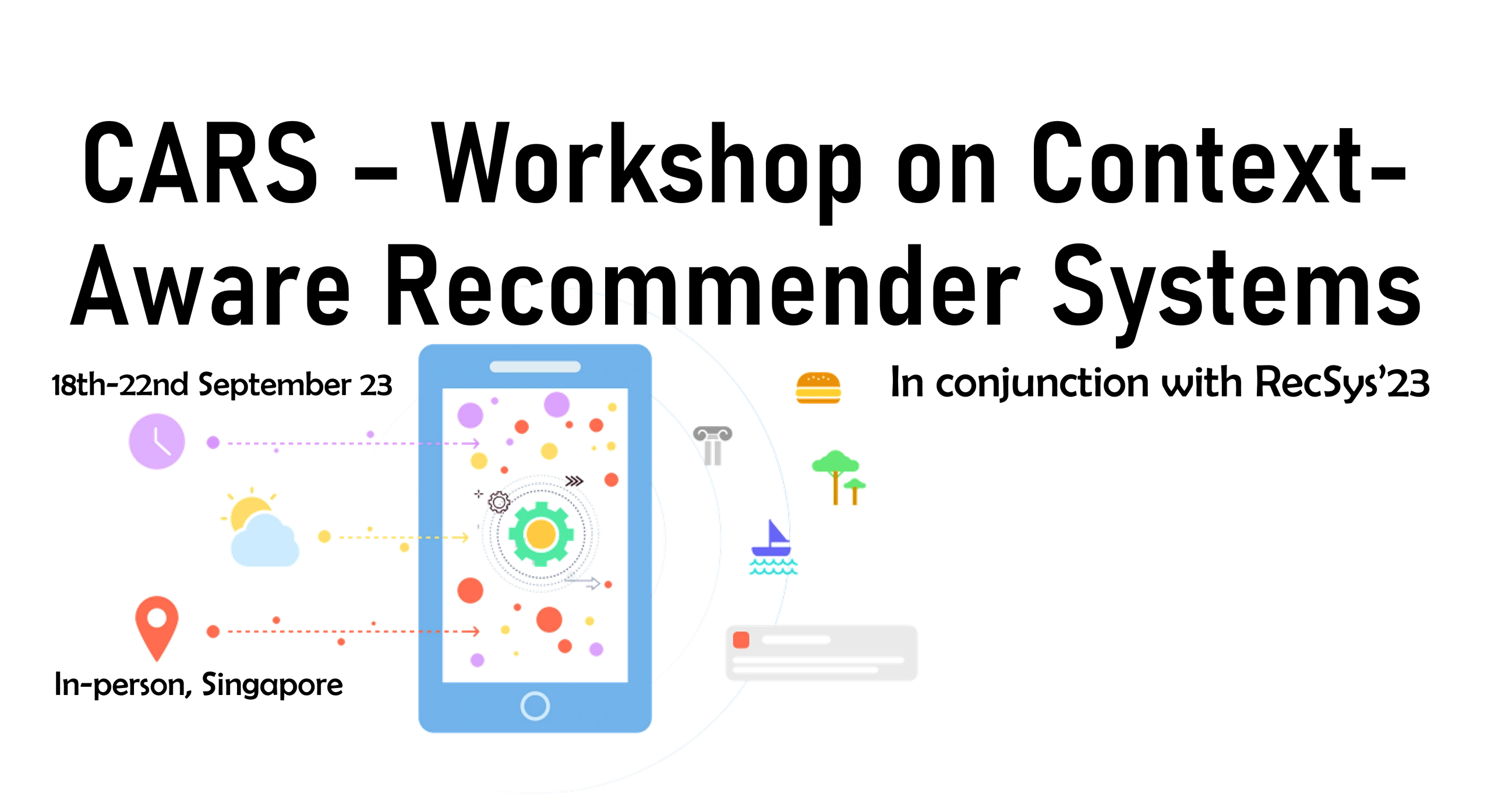 Context Aware Recommender Systems - CARS Workshop