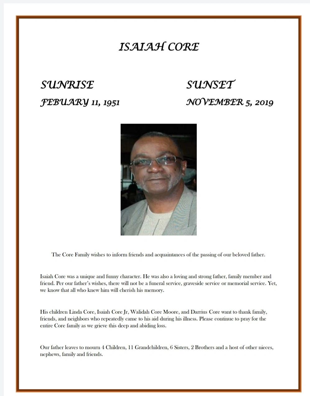 Isaiah Core