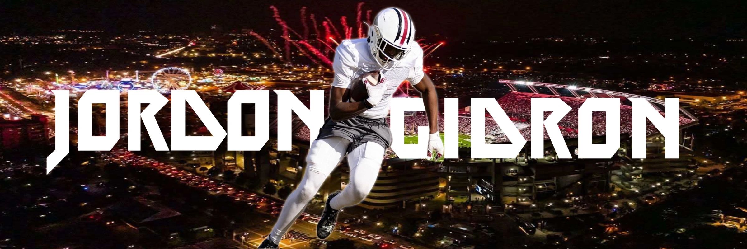 Apparel for Wide Receiver Jordon Gidron - JORDON GIDRON