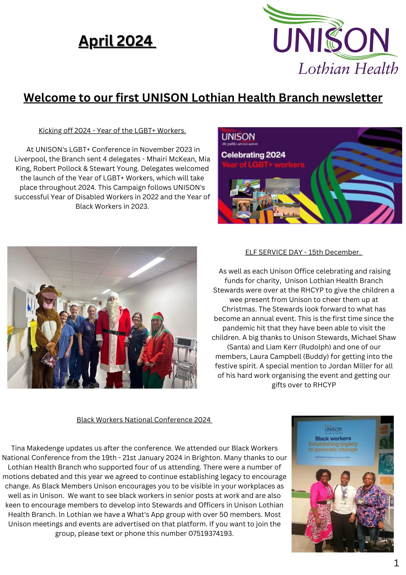 April 2024 newsletter out now!