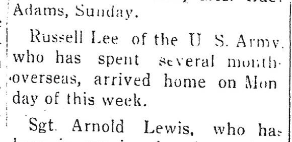 December 31, 1945 - Finally Home