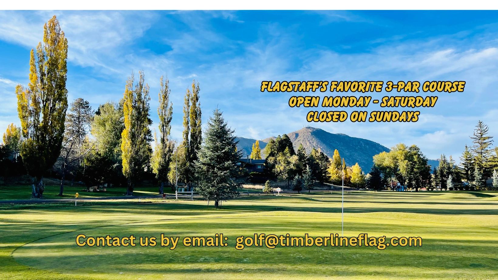 Timberline Short Nine Golf Course & Events - Golf, Weddings, Events