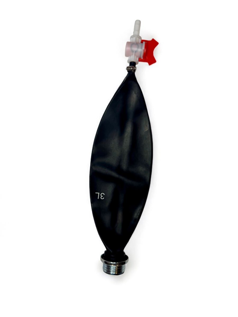 Gas Mask Medical Breathing Bag w/ Valve 3L