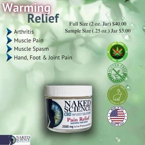 Pain Relief Warming Cream 2 oz.