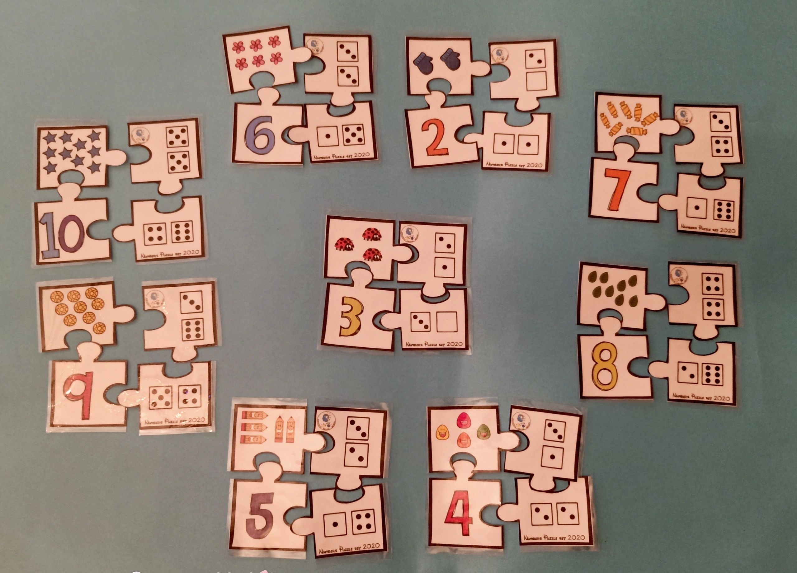 Ways to make numbers for kids puzzle 里