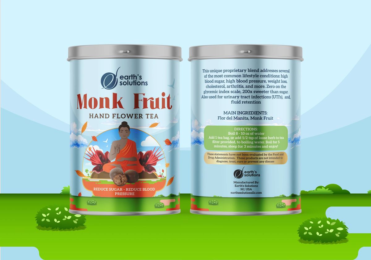Monk Fruit Hand Flower Tea Blend