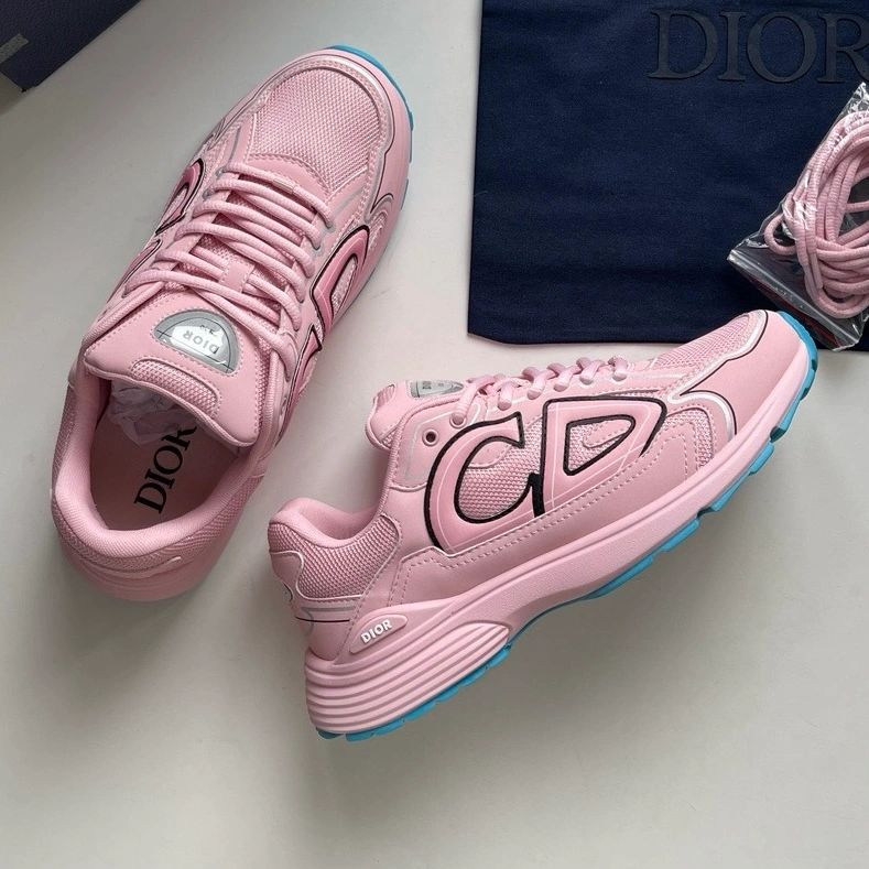 Dior B30 Sneaker Pale Pink Mesh and Technical Fabric