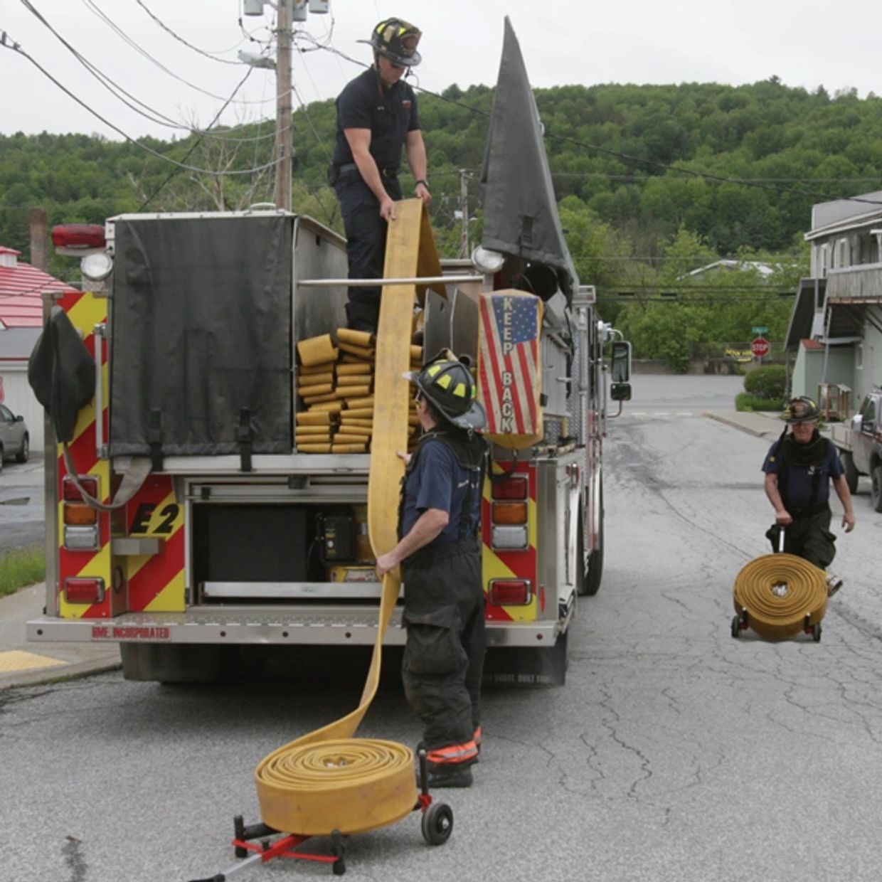 Hoze Dolly Retrieves and Reloads LDH with NO LIFTING