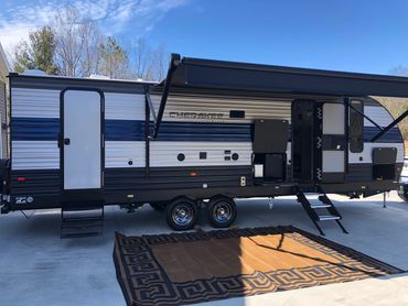 West Michigan RV Travel Trailer Rentals | Delivered and Setup in Silver ...