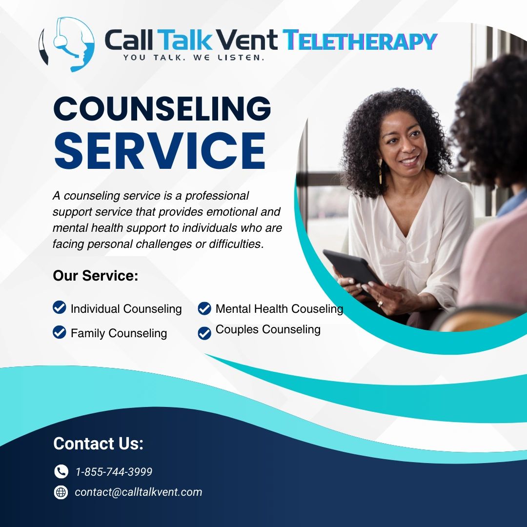 Call Talk Vent Teletherapy