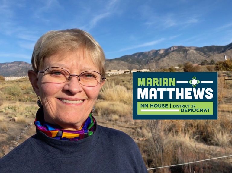 Marian Matthews For HD27 - New Mexico Legislature, Marian Matthews