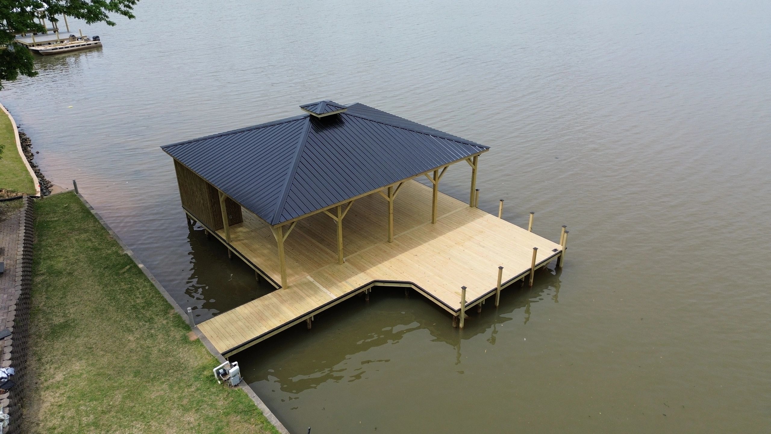 Custom Docks and Boathouses for Waterfront Properties