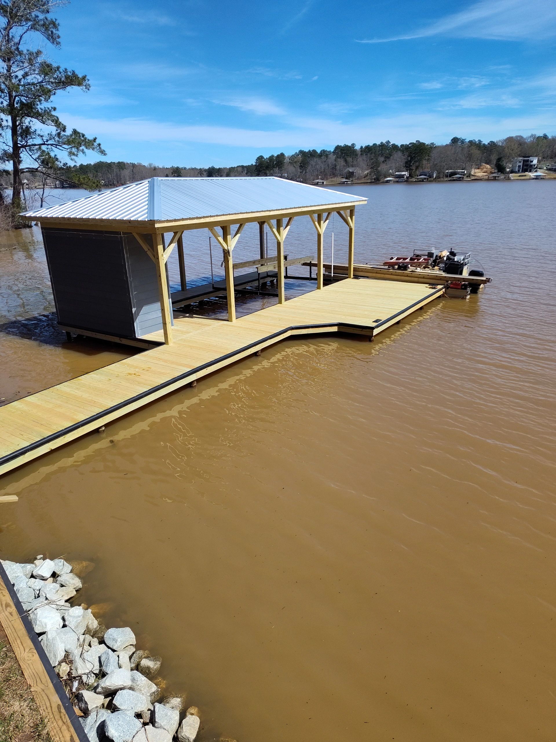 Custom Docks and Boathouses for Waterfront Properties
